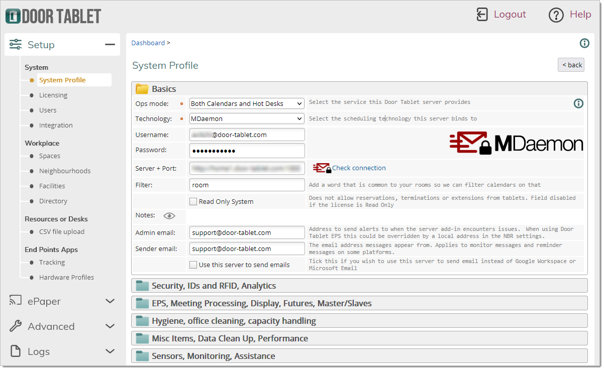Introducing Door Tablet Integration with MDaemon for Easy Meeting Room Booking & Management