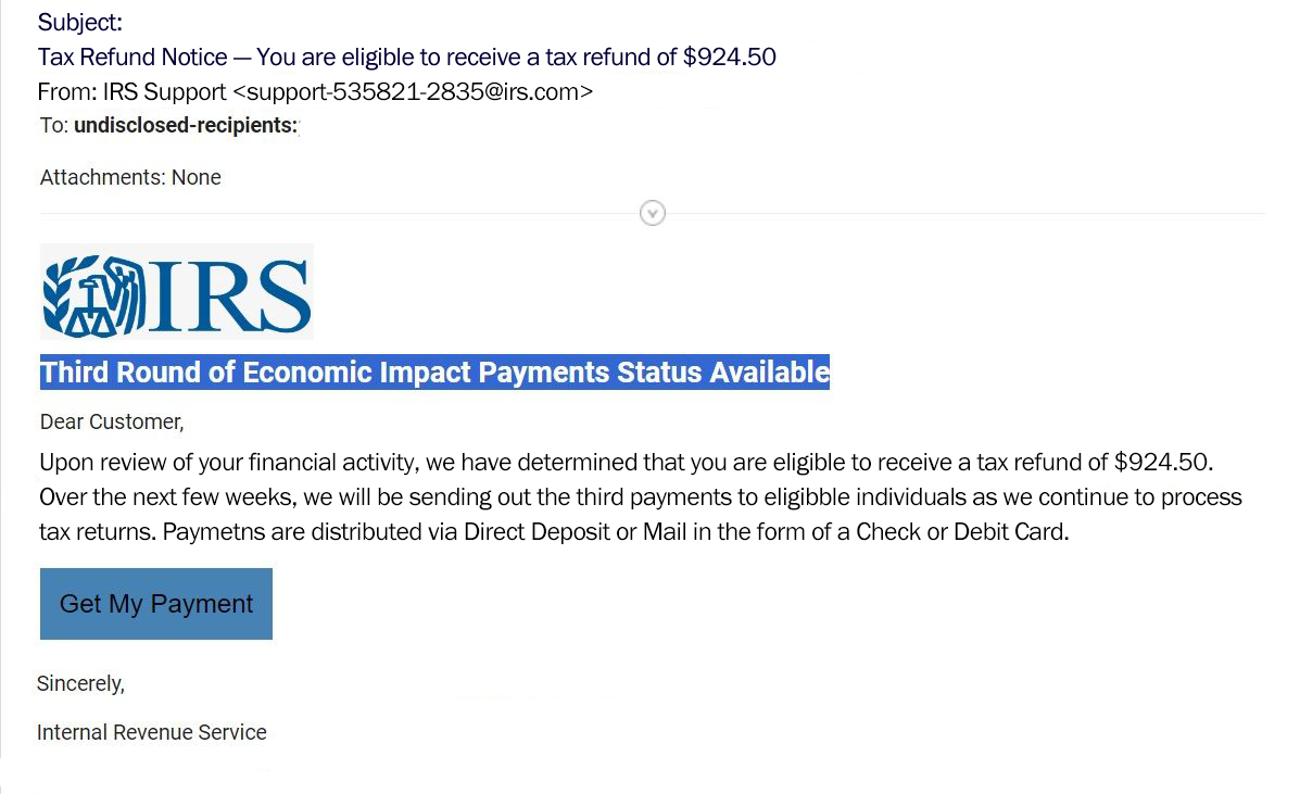 Protect Yourself from IRS Tax Filing Phishing Scams