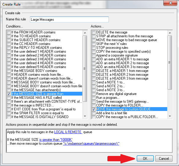 How to set up a custom queue and schedule in MDaemon