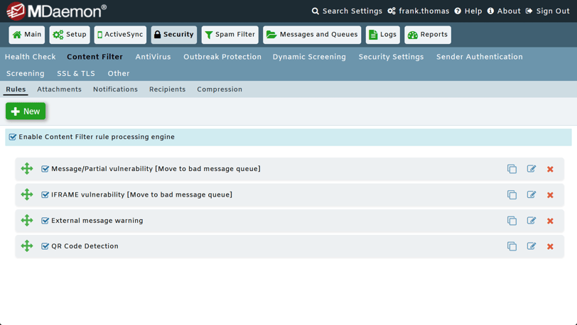 How to set up a custom queue and email delivery schedule in MDaemon