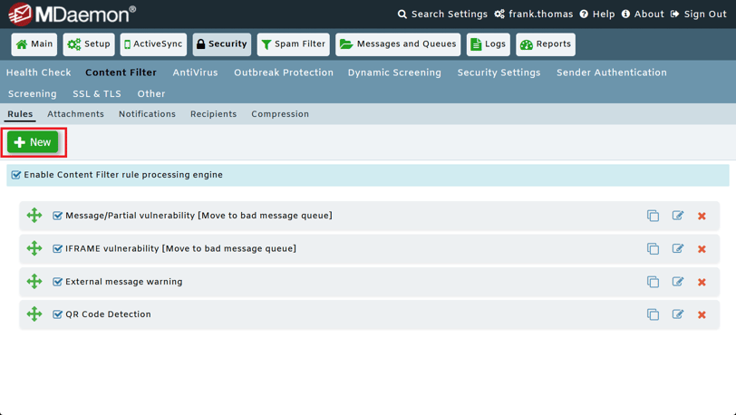 How to set up a custom queue and email delivery schedule in MDaemon